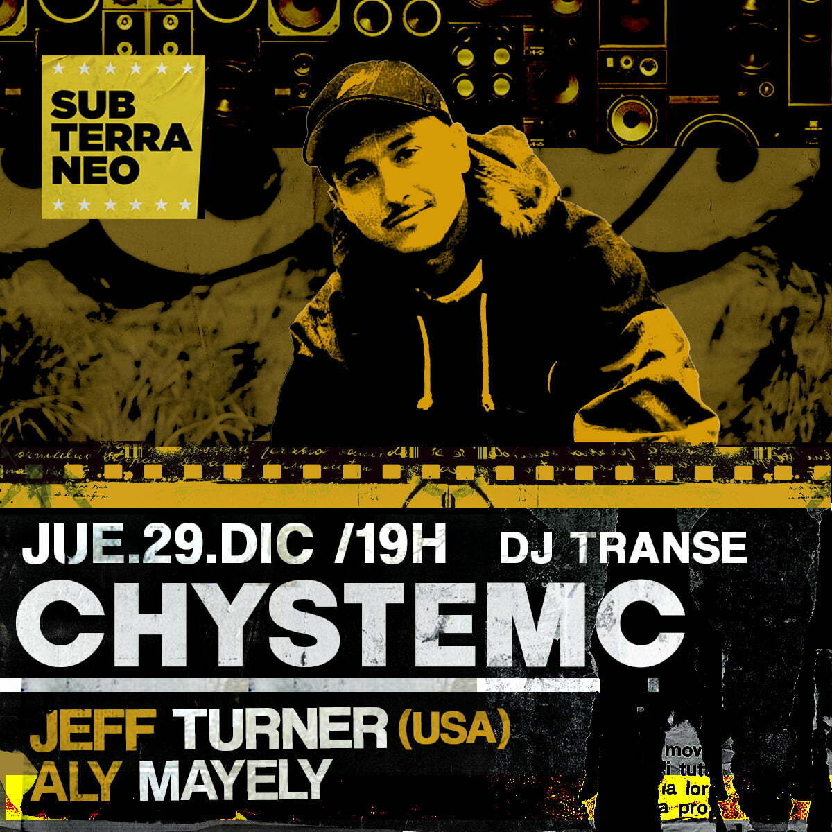 Chystemc vuelve a los escenarios en el Club Subterráneo este 29 de ...